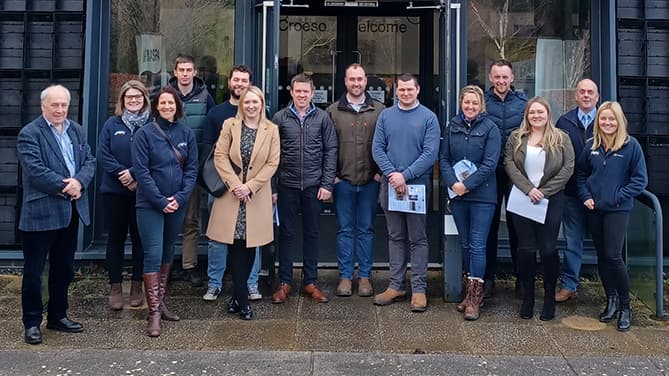 NFU Cymru's Next Generation Group gets insight from Aberystwyth University's IBERS | cambrian ...